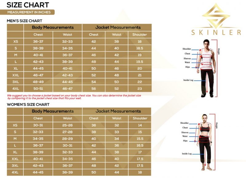 Size Chart - Skinler